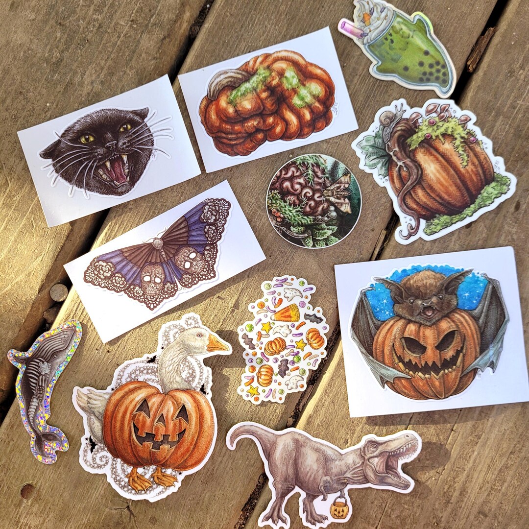 Ultimate Spooky Sticker Pack - Etsy