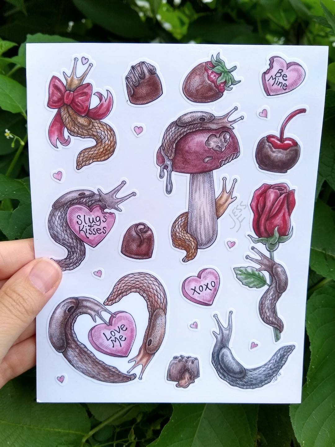 ONE Love Slugs Gloss Sticker Sheet - Etsy