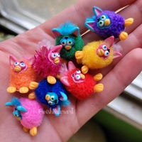 Furby Faceplate Keychain - Etsy