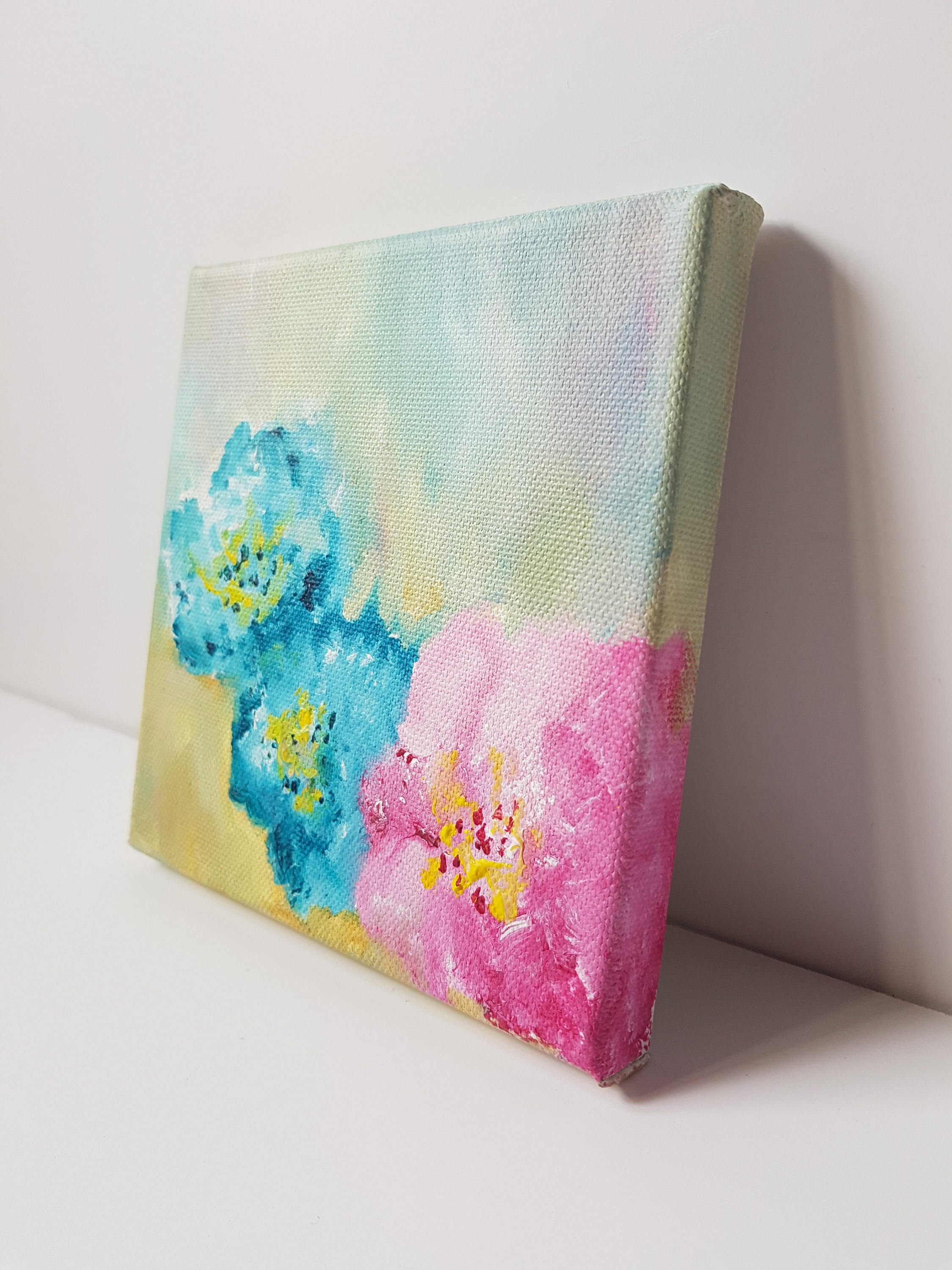 Flower Painting | Abstract Art | Small Painting | "hibiscus" on ...