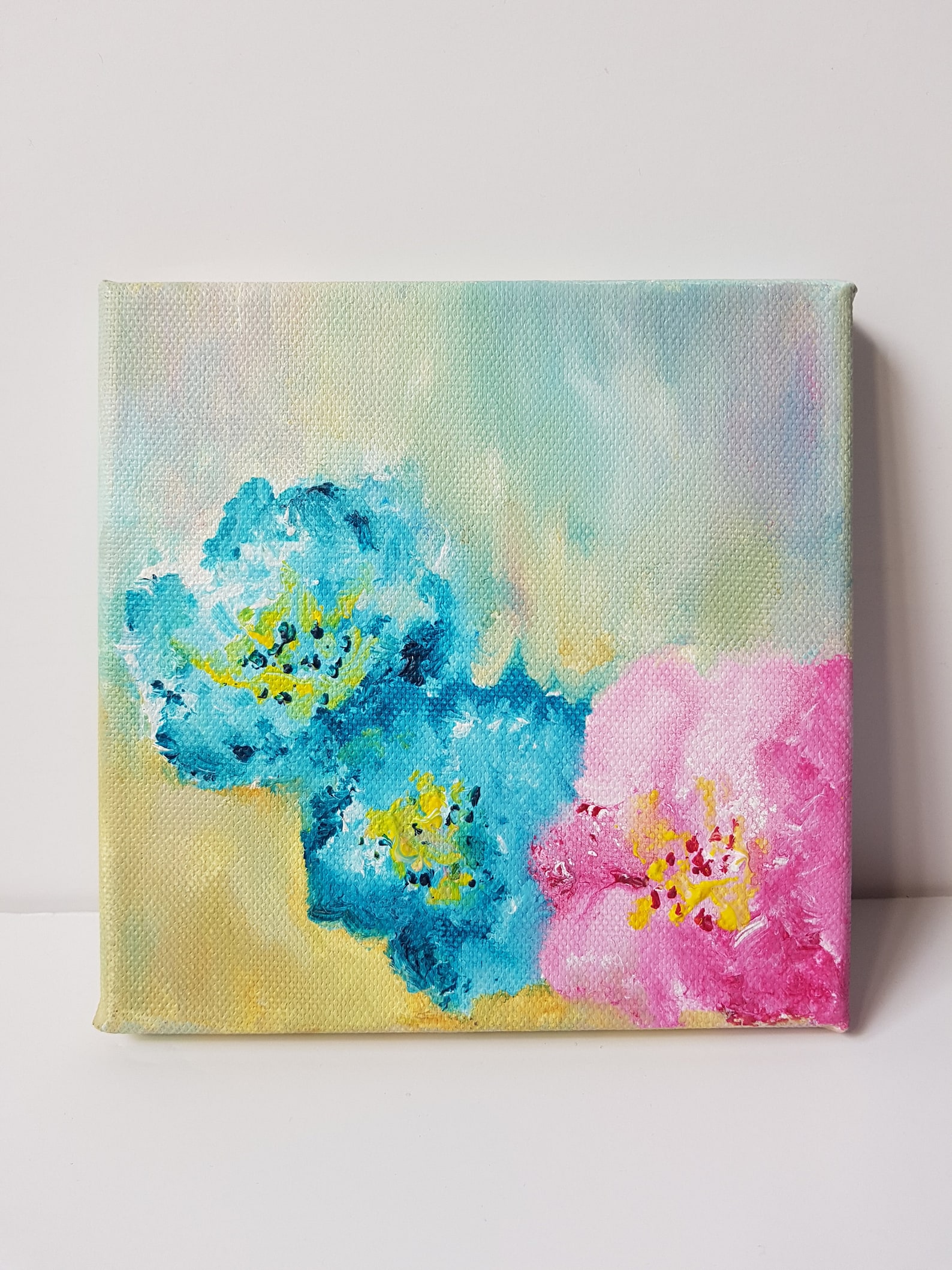 Flower Painting | Abstract Art | Small Painting | "hibiscus" on ...