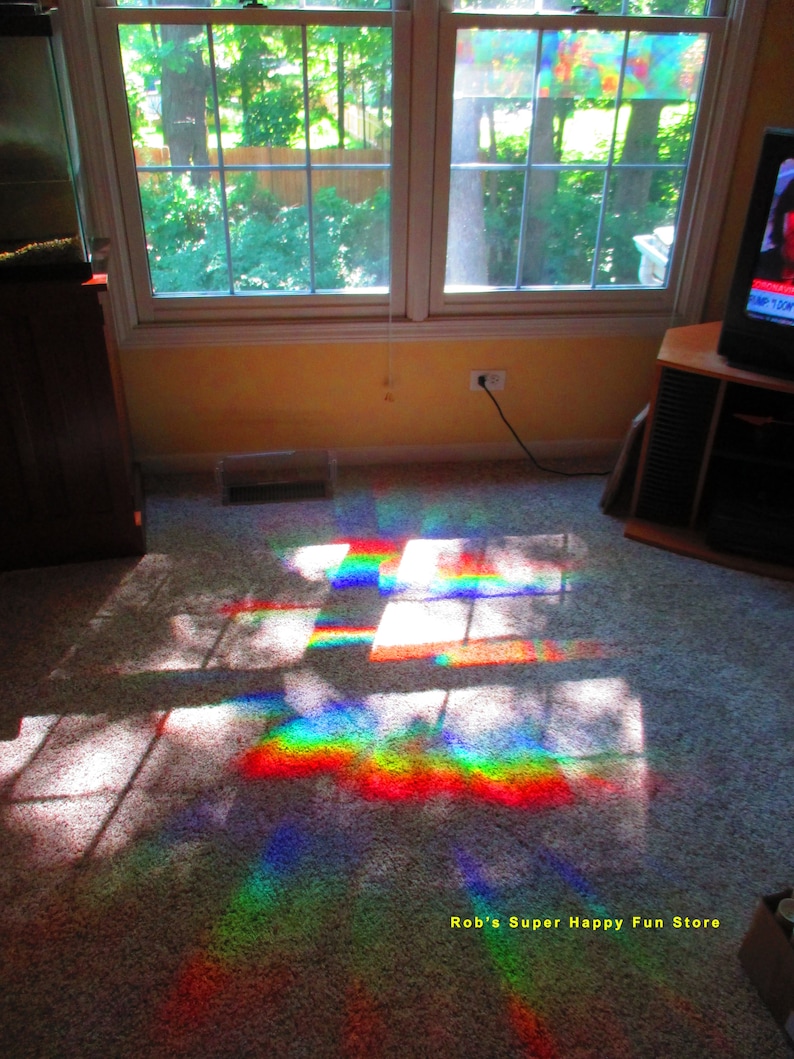 Diffraction Grating Window Prism Film Bring Beautiful | Etsy