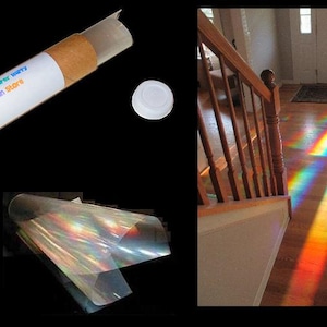 Diffraction Grating Film - Do-it-yourself Suncatcher/holographic ...