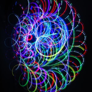 CRYSTAL BLISS L.E.D. Orbital Spinning Rave Trip Toy by - Etsy