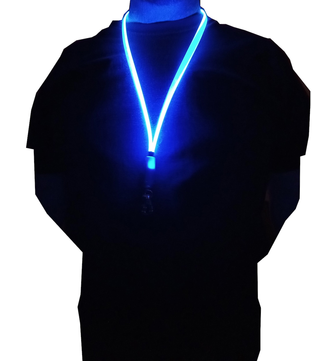 LED Fiber Optic Lanyard: Flashing Light Badge Holder - Etsy