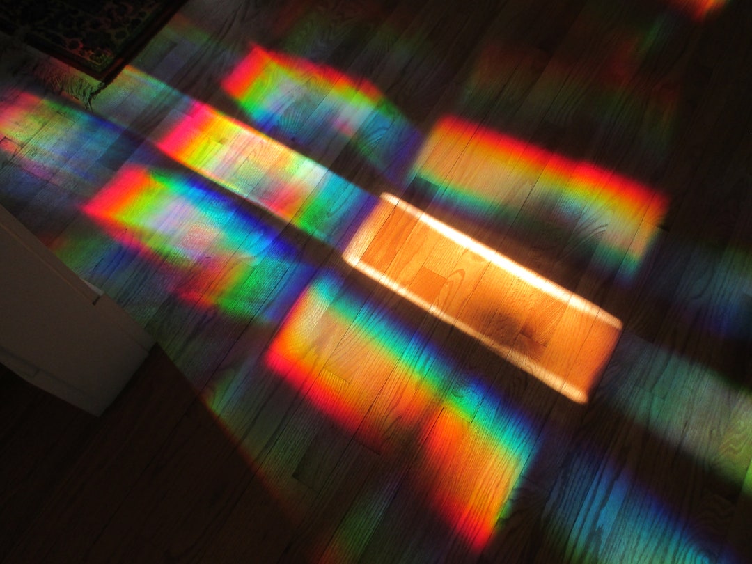 Diffraction Grating Film Do-it-yourself Suncatcher Bring Rainbows Into ...