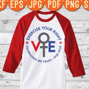 Women's Vote Feminism Girl Power Suffrage Election Day 2020 SVG PNG ...