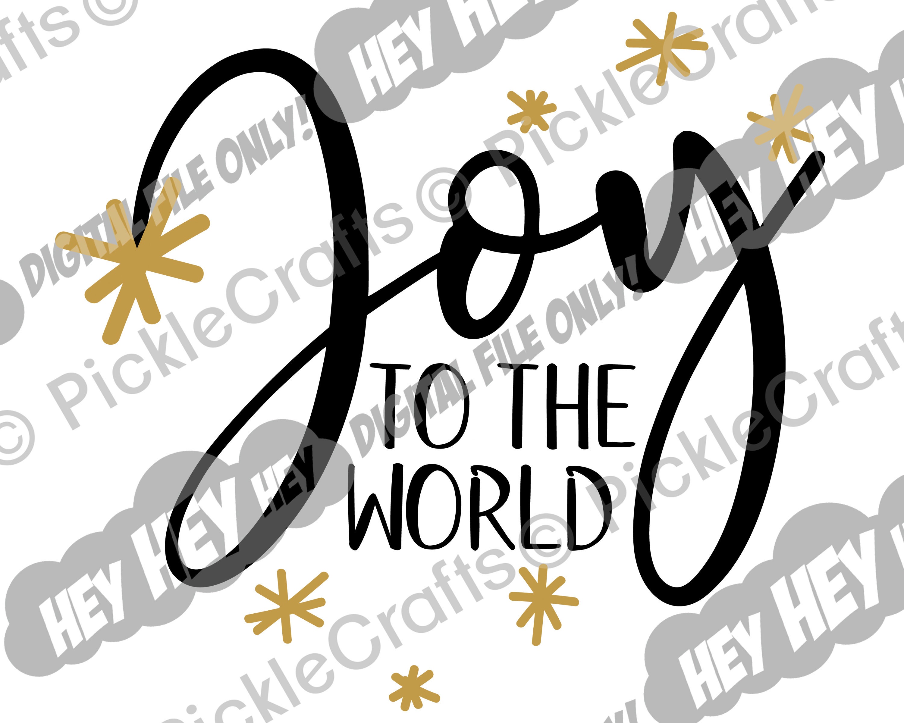 Joy to the World escritura de letras a mano Adorno de Navidad - Etsy España