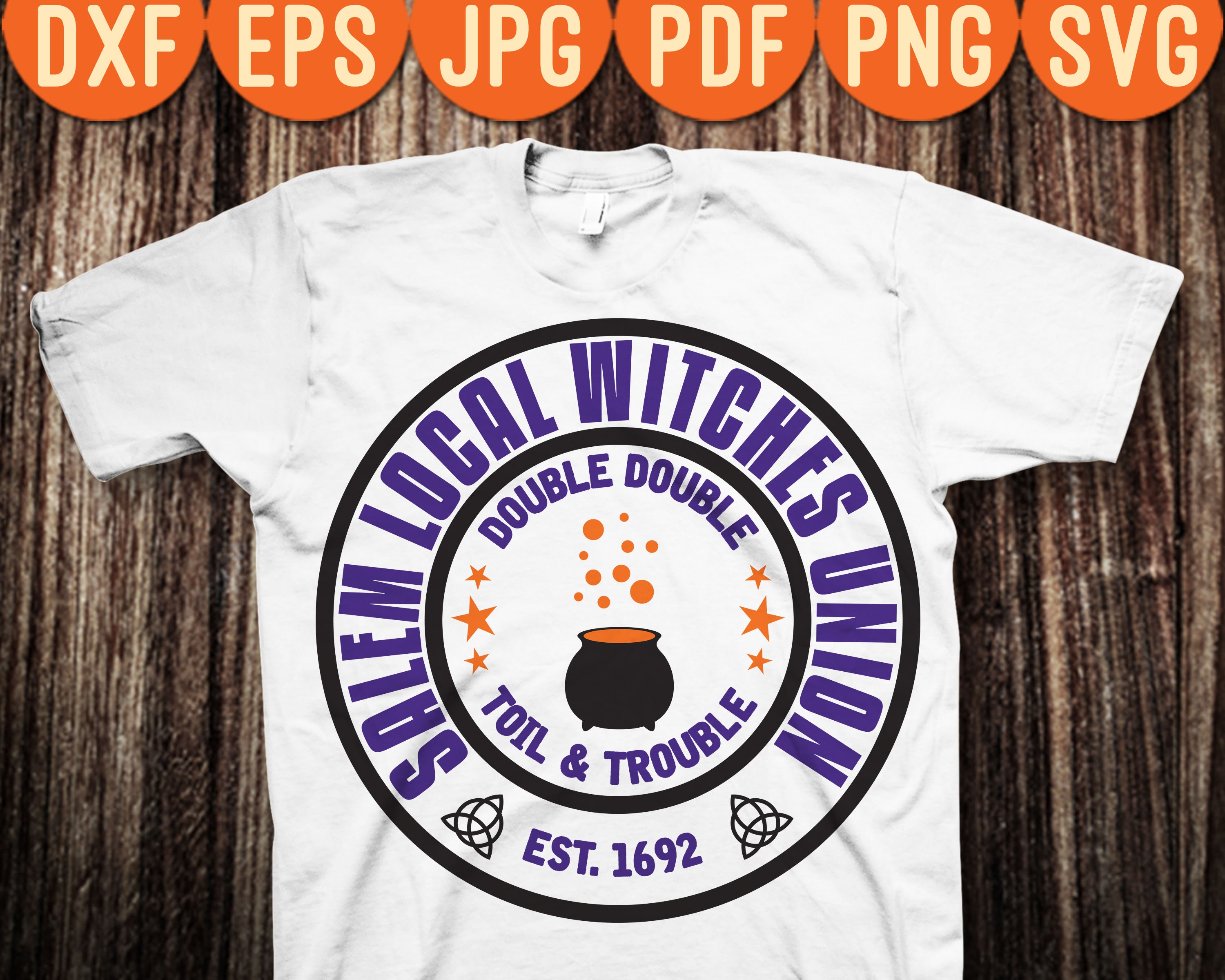 Salem Local Witches Union Wiccan Pagan Halloween SVG PNG Digital Cut ...