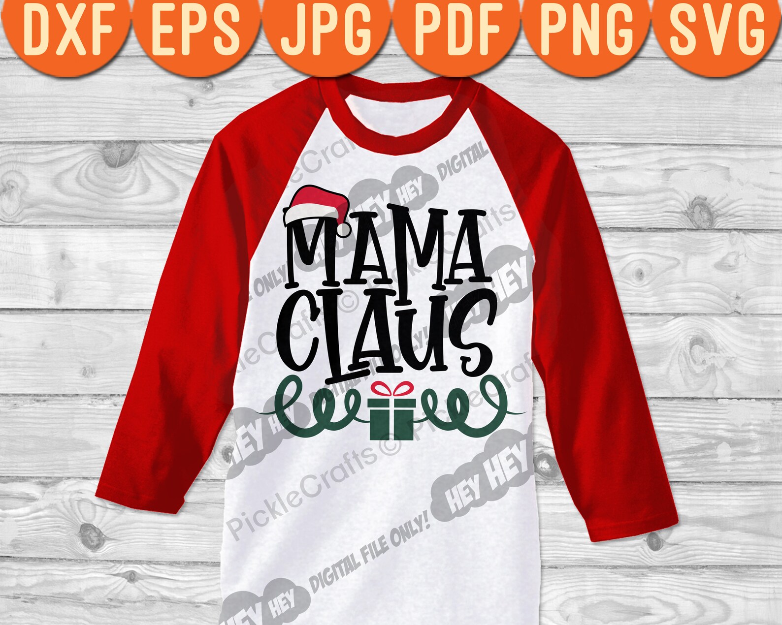 Christmas Claus Family Names Auntie Uncle Mama Papa Grandma Santa Claus ...