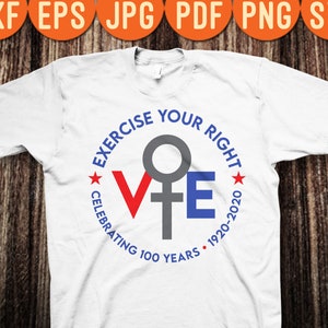 Women's Vote Feminism Girl Power Suffrage Election Day 2020 SVG PNG ...