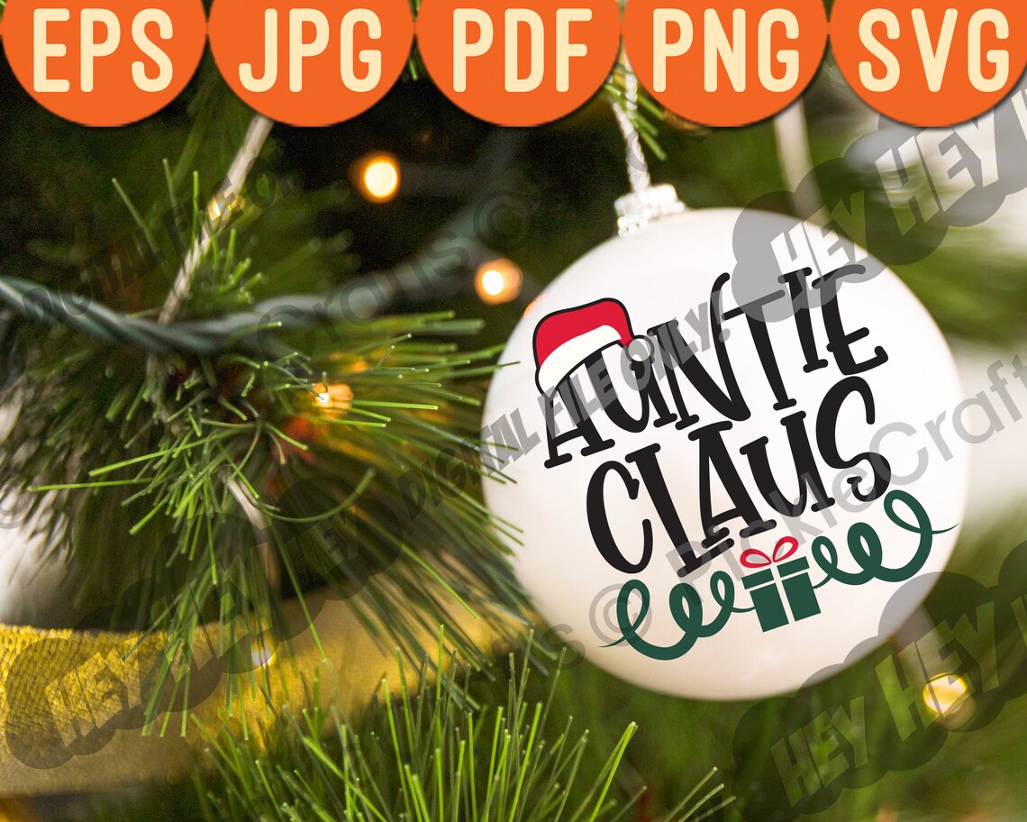 Christmas Claus Family Names Auntie Uncle Mama Papa Grandma Santa Claus ...