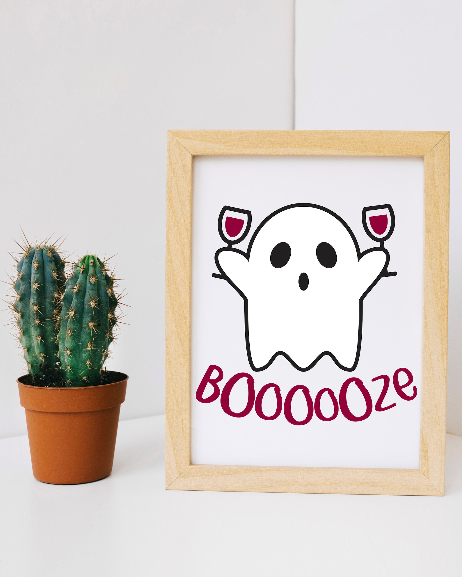 Booooze Ghost Halloween Booze Wine Beer Funny SVG PNG Digital Cut File ...