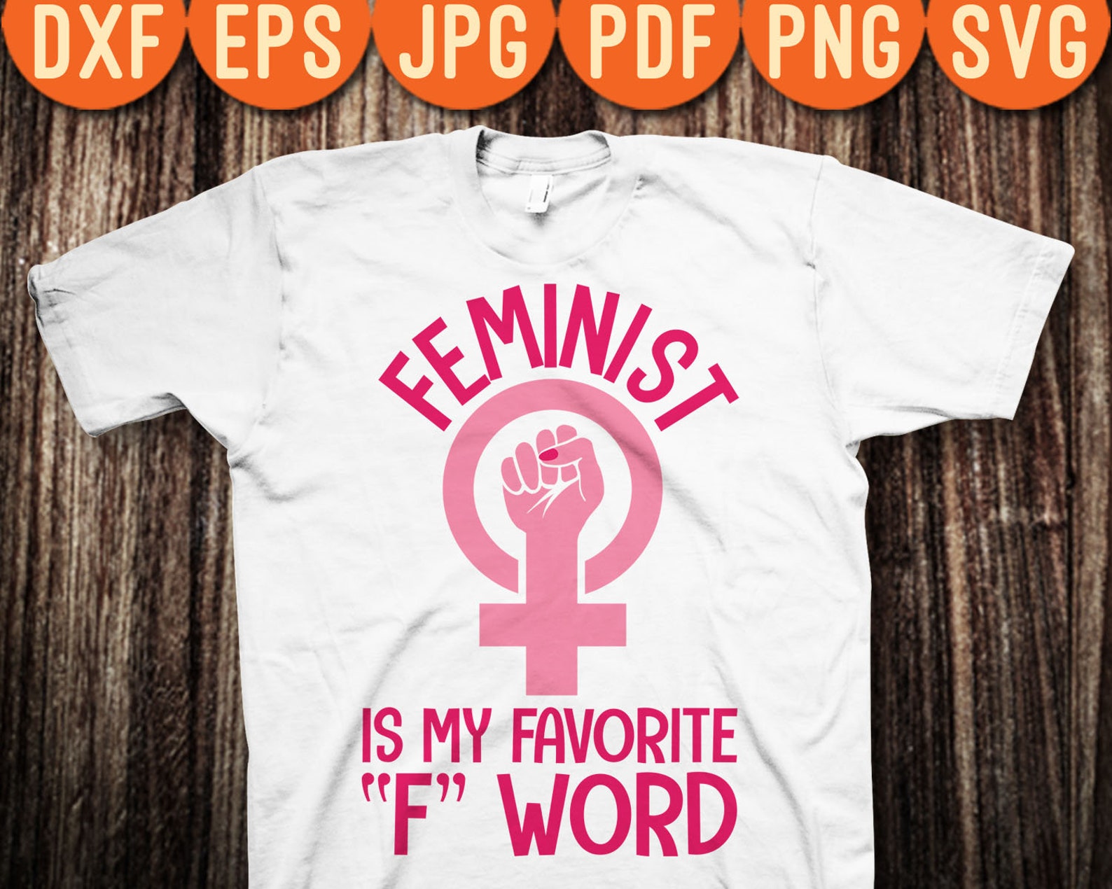Feminist is My Favorite F Word Feminism Girl Power SVG PNG Digital Cut ...