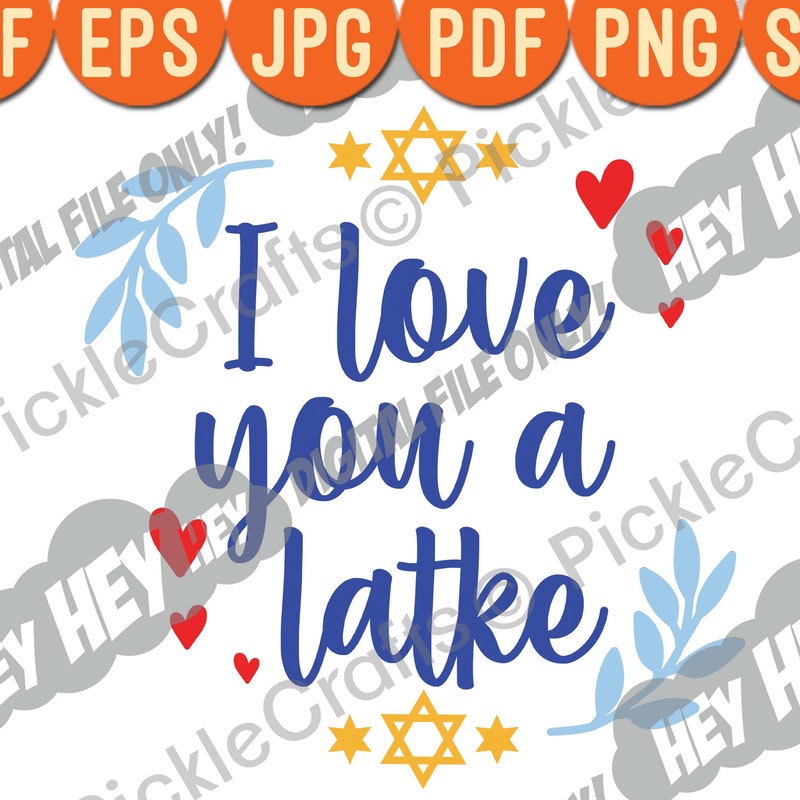I Love You a Latke - Etsy
