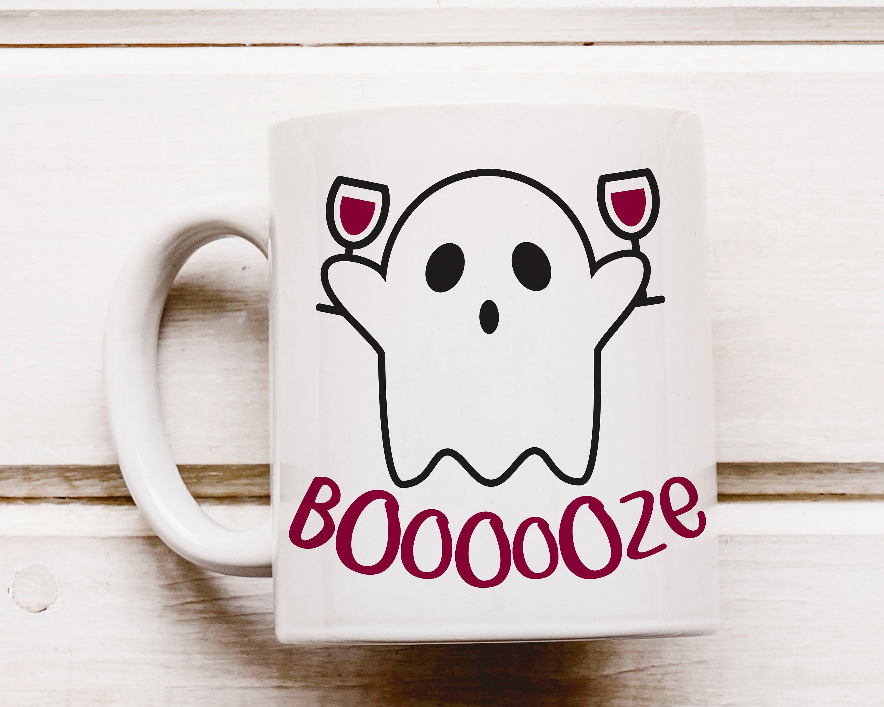 Booooze Ghost Halloween Booze Wine Beer Funny SVG PNG Digital | Etsy
