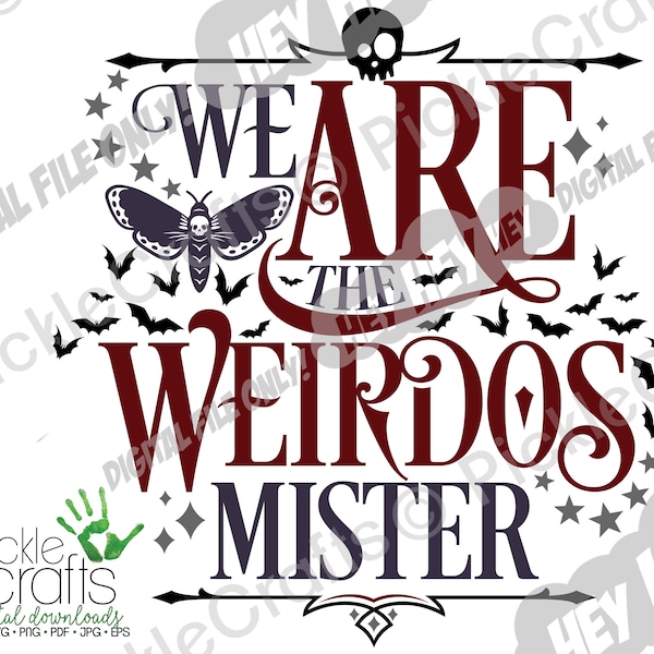 We Are the Weirdos - Etsy UK