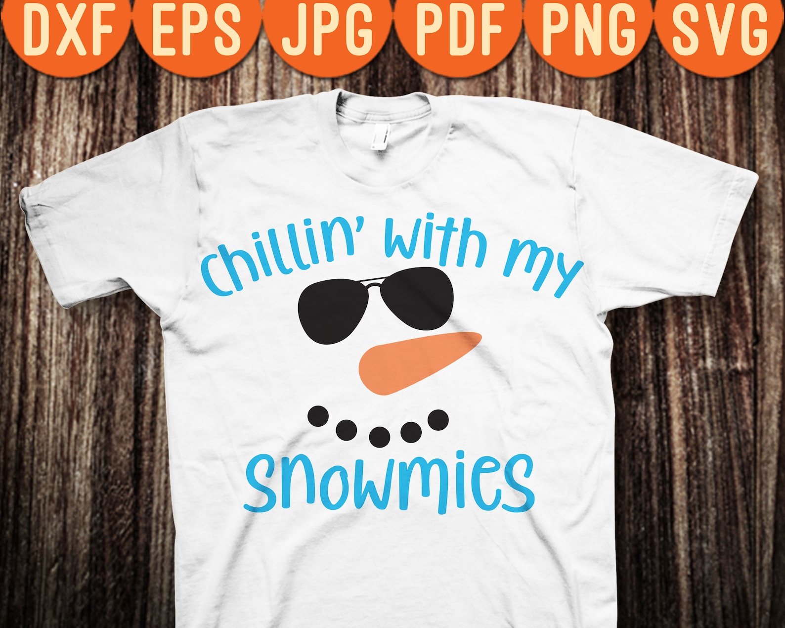 Snowman Frosty Chilling With My Snowmies Christmas SVG PNG | Etsy