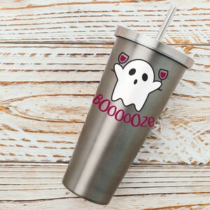 Booooze Ghost Halloween Booze Wine Beer Funny SVG PNG Digital Cut File ...