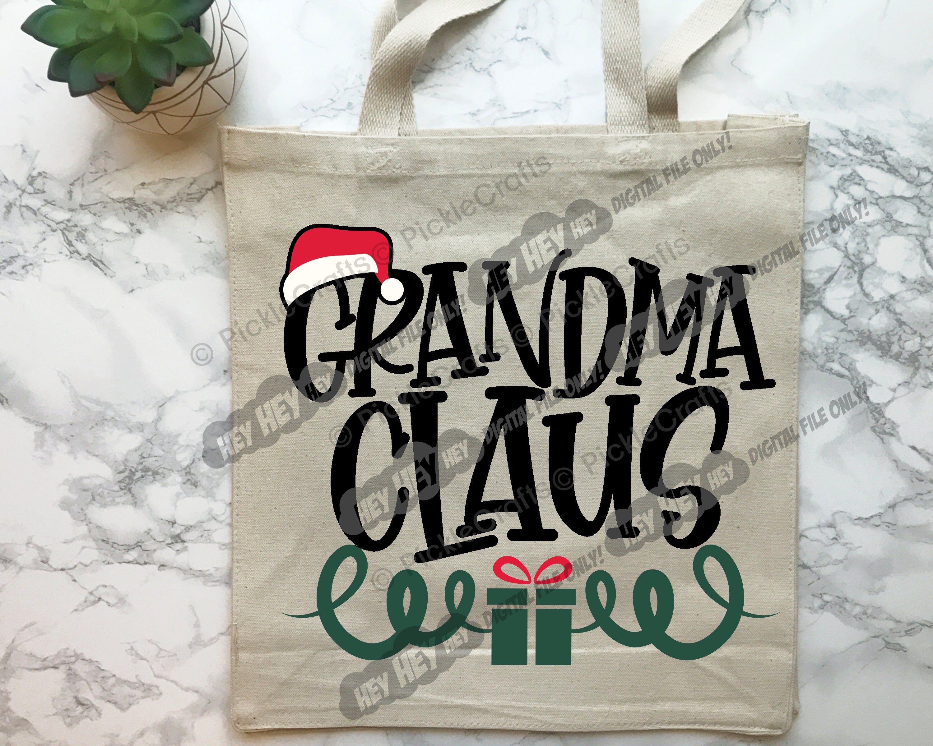 Christmas Claus Family Names Auntie Uncle Mama Papa Grandma Santa Claus ...