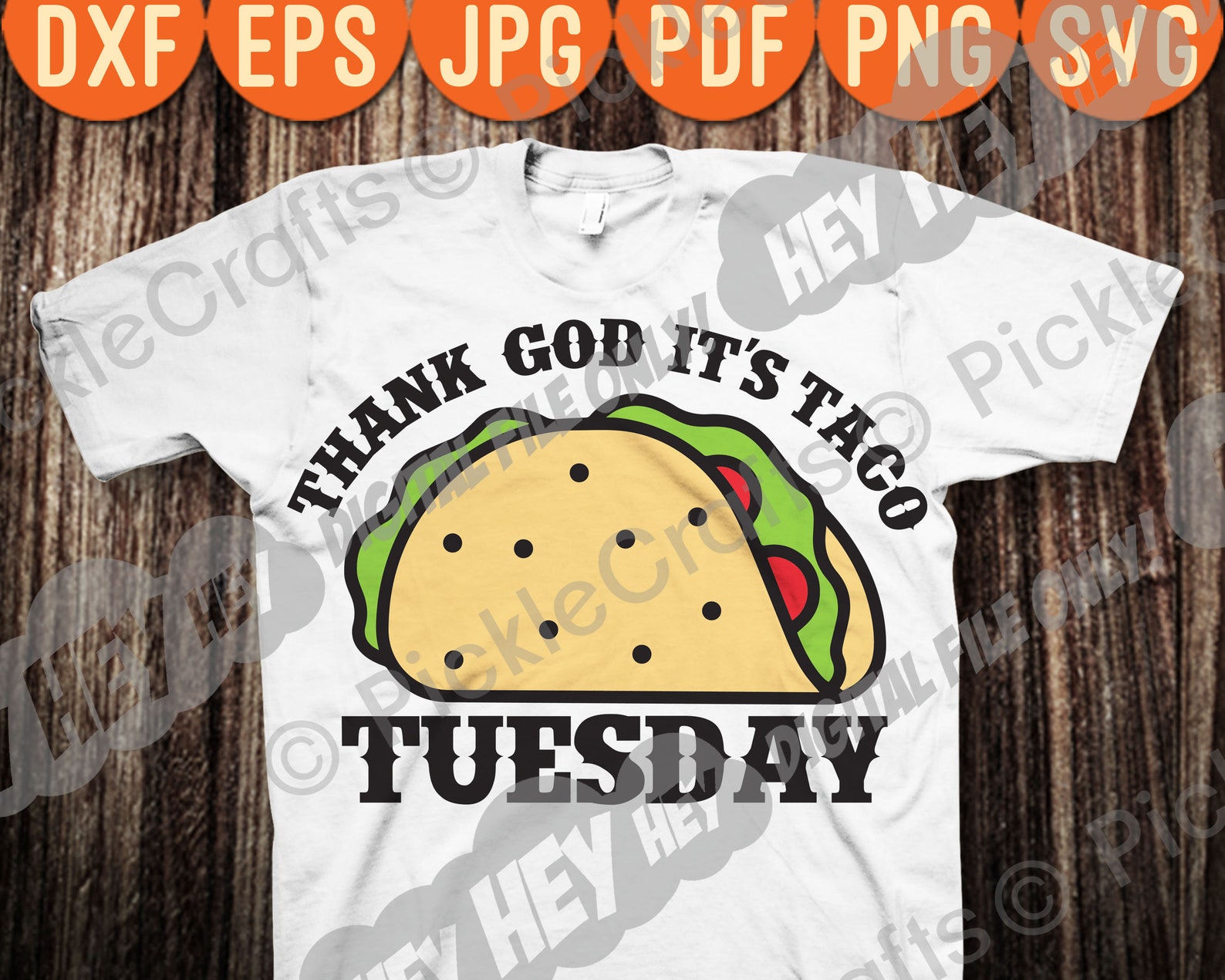 Thank God It's Taco Tuesday Tgitt Tgif Mask Shirt Tote SVG - Etsy