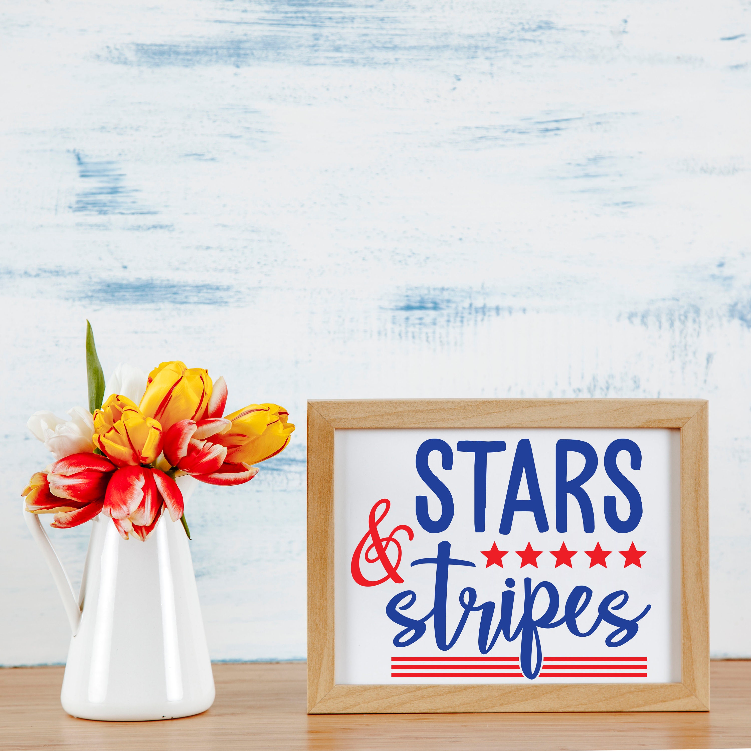 Stars & Stripes Patriotic U.S.A. Fourth of July 4th America - Etsy