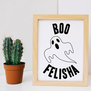 Boo Felicia Felisha Halloween Ghost Friday Ice Cube SVG PNG Digital Cut ...