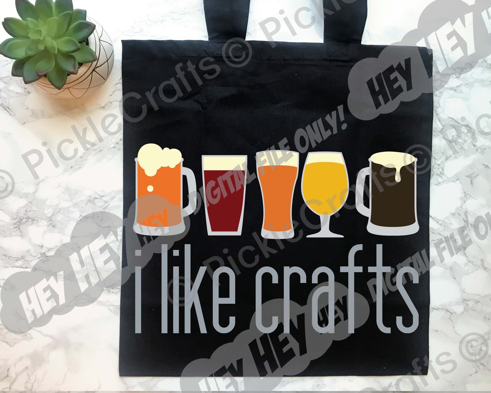 I Like Crafts Beer SVG PNG Digital Cut File Iron on Transfer | Etsy