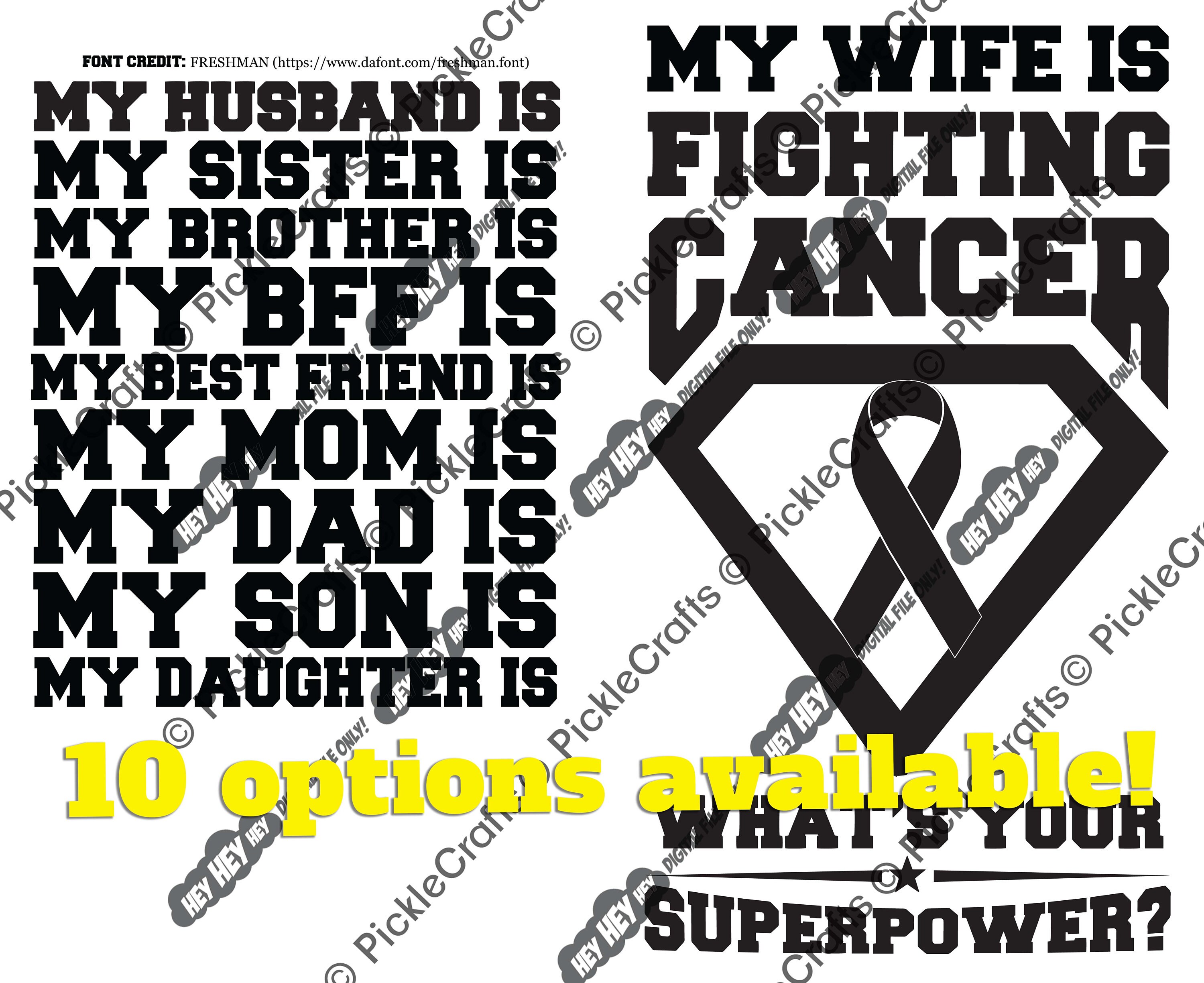Superhero Cancer Ribbon - Etsy