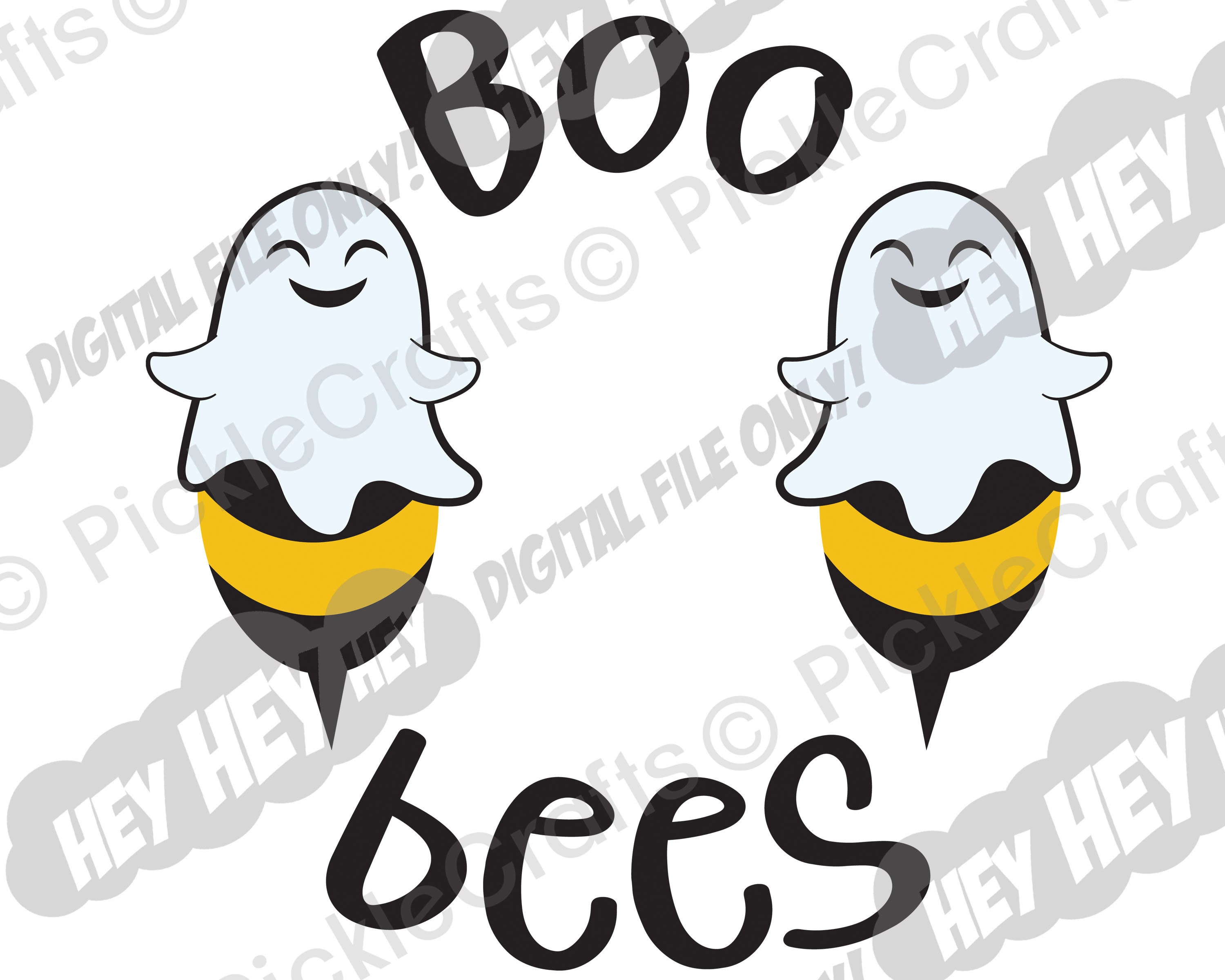Boo Bees Halloween Ghost Funny Women's SVG PNG Digital Cut | Etsy