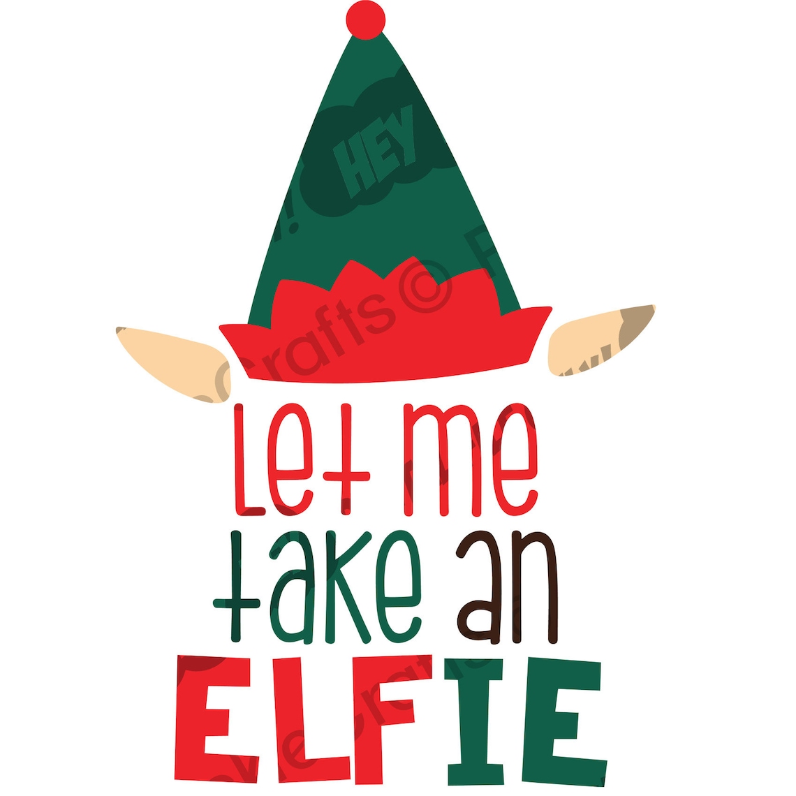 Let Me Take an Elfie Merry Christmas Happy Holidays SVG PNG - Etsy