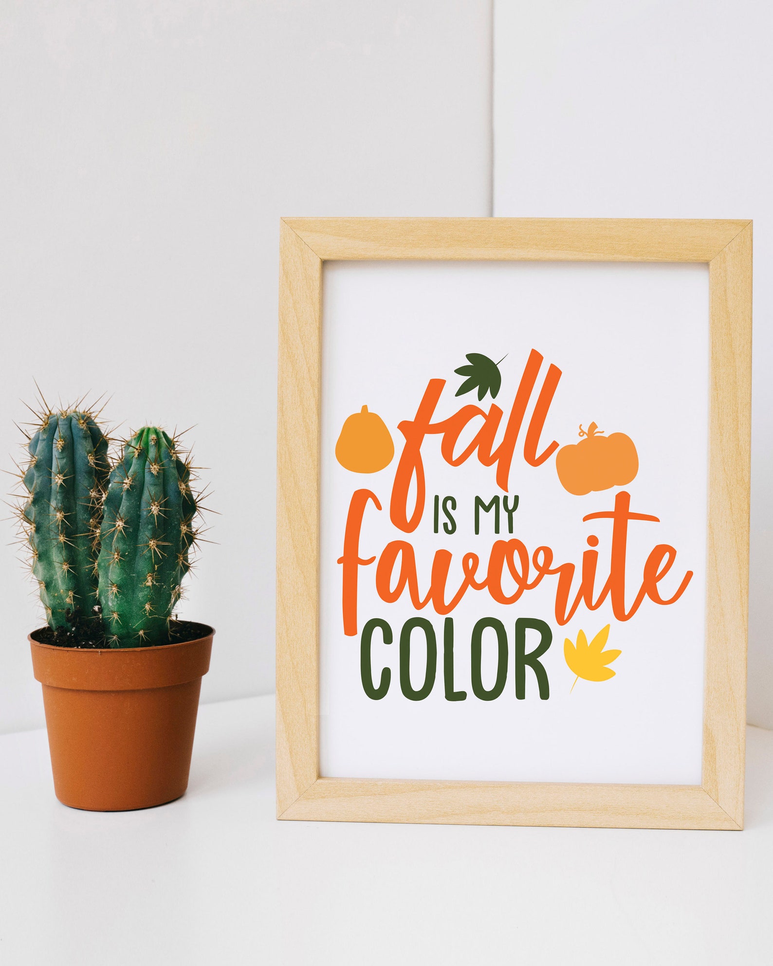 Fall is My Favorite Color Autumn Pumpkin Spice SVG PNG Digital | Etsy