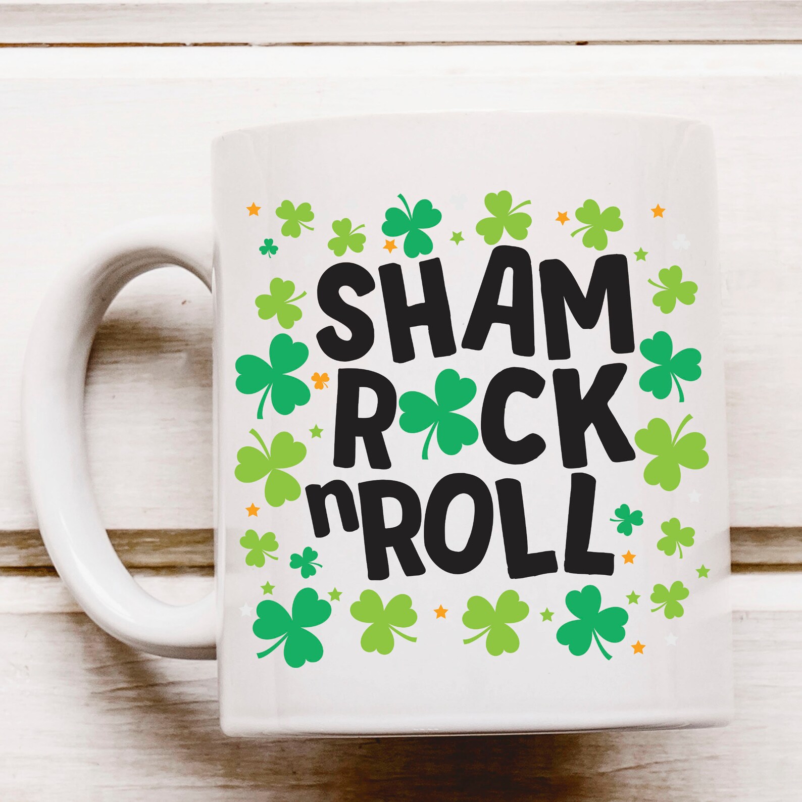 Sham Rock 'N Roll Shamrock St. Patrick's Day Irish SVG - Etsy