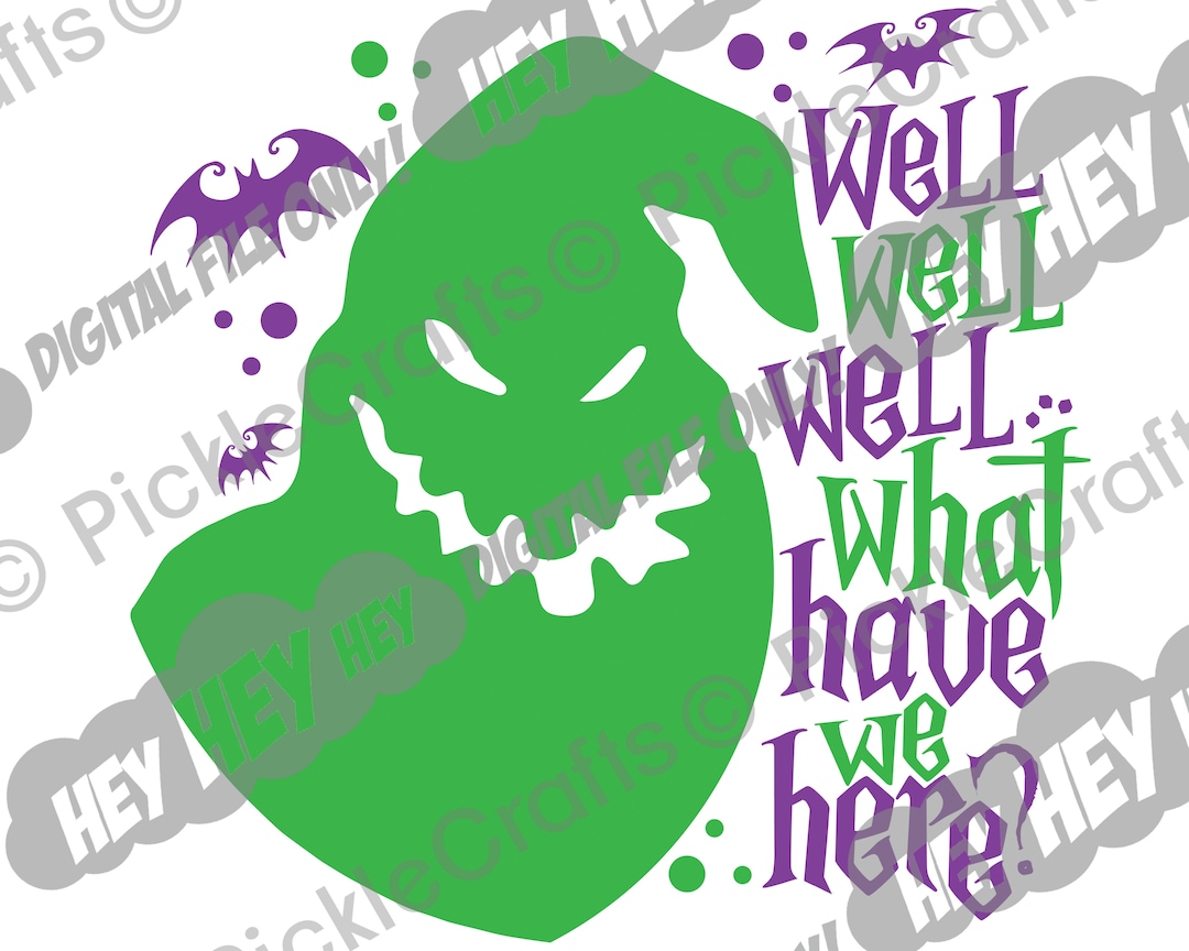 Oogie Boogie Nightmare Before Christmas Halloween SVG PNG Digital Cut ...