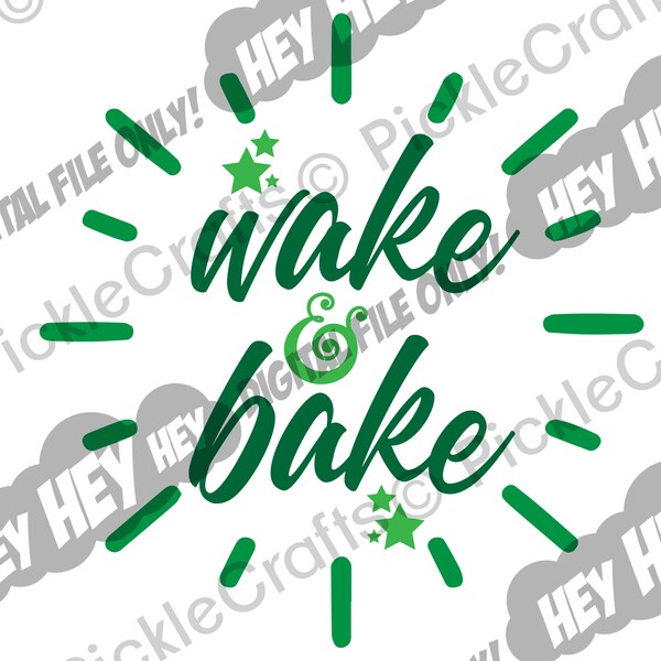 Wake and Bake Png - Etsy