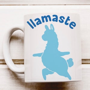 Llamaste Namaste Llama Yoga Chill Funny SVG PNG Digital Cut File Iron ...