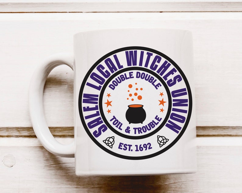 Salem Local Witches Union Wiccan Pagan Halloween SVG PNG - Etsy