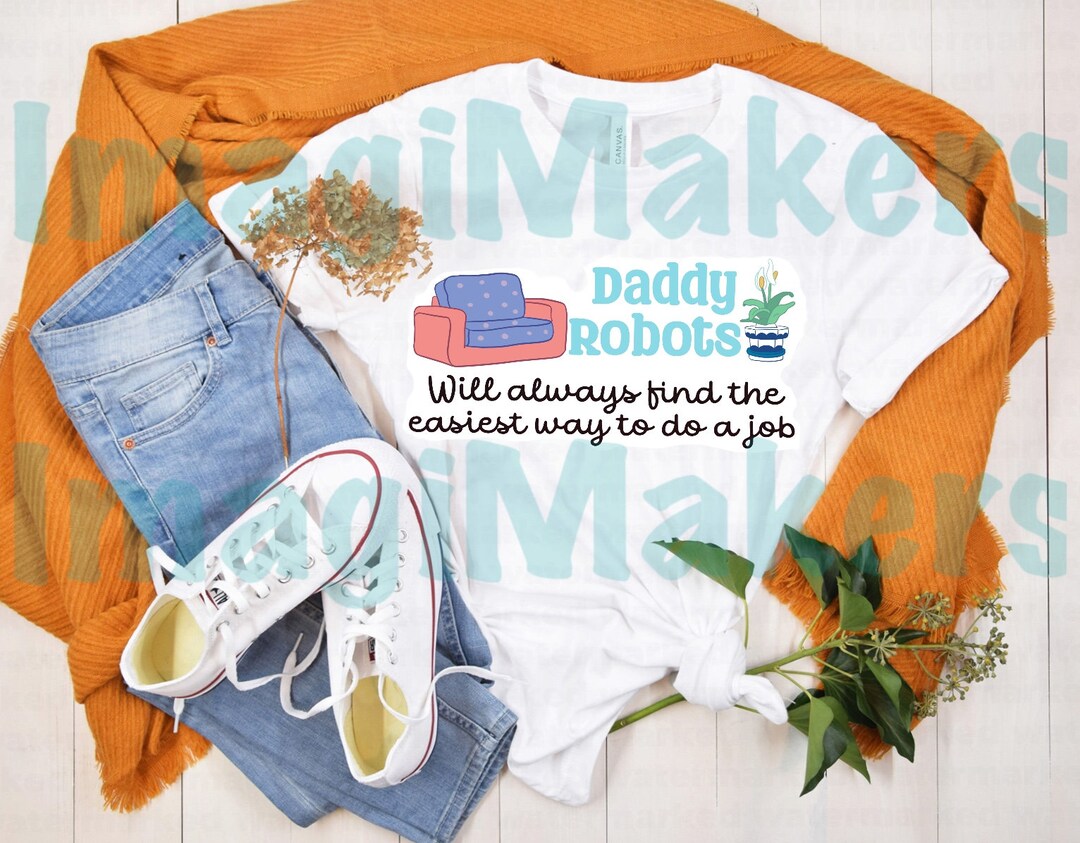 Daddy Bot Tshirt Transfer, Sticker, Digital Art - Etsy