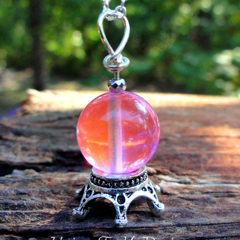 Crystal Ball Charm - Etsy
