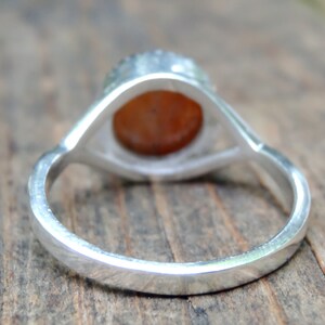 925 - Sunstone Crown Ring, Sterling Silver, Natural Stone, Golden Sunstone Ring, All Sizes ...