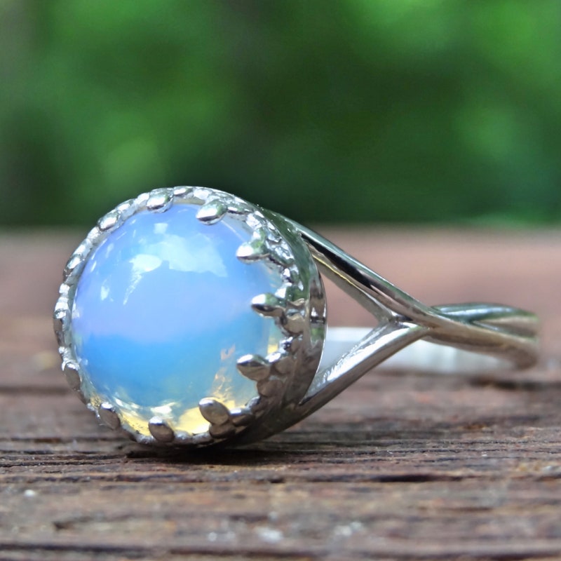 Opalite Ring - Etsy UK