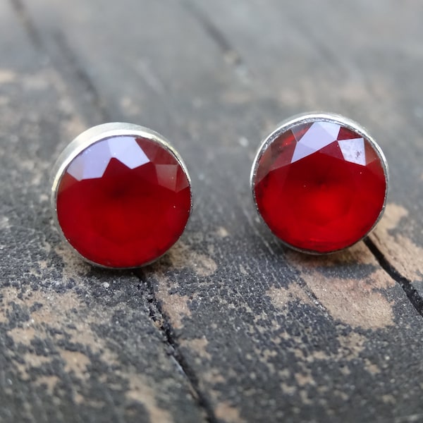 Ruby Earrings - Etsy