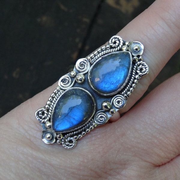 Large Labradorite - Etsy