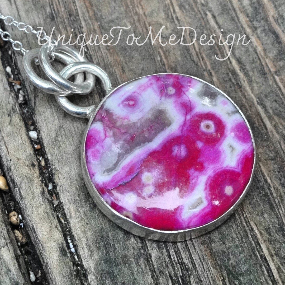 925 Pink Dreams, Laguna Agate Stone Sterling Silver, Natural Stone ...