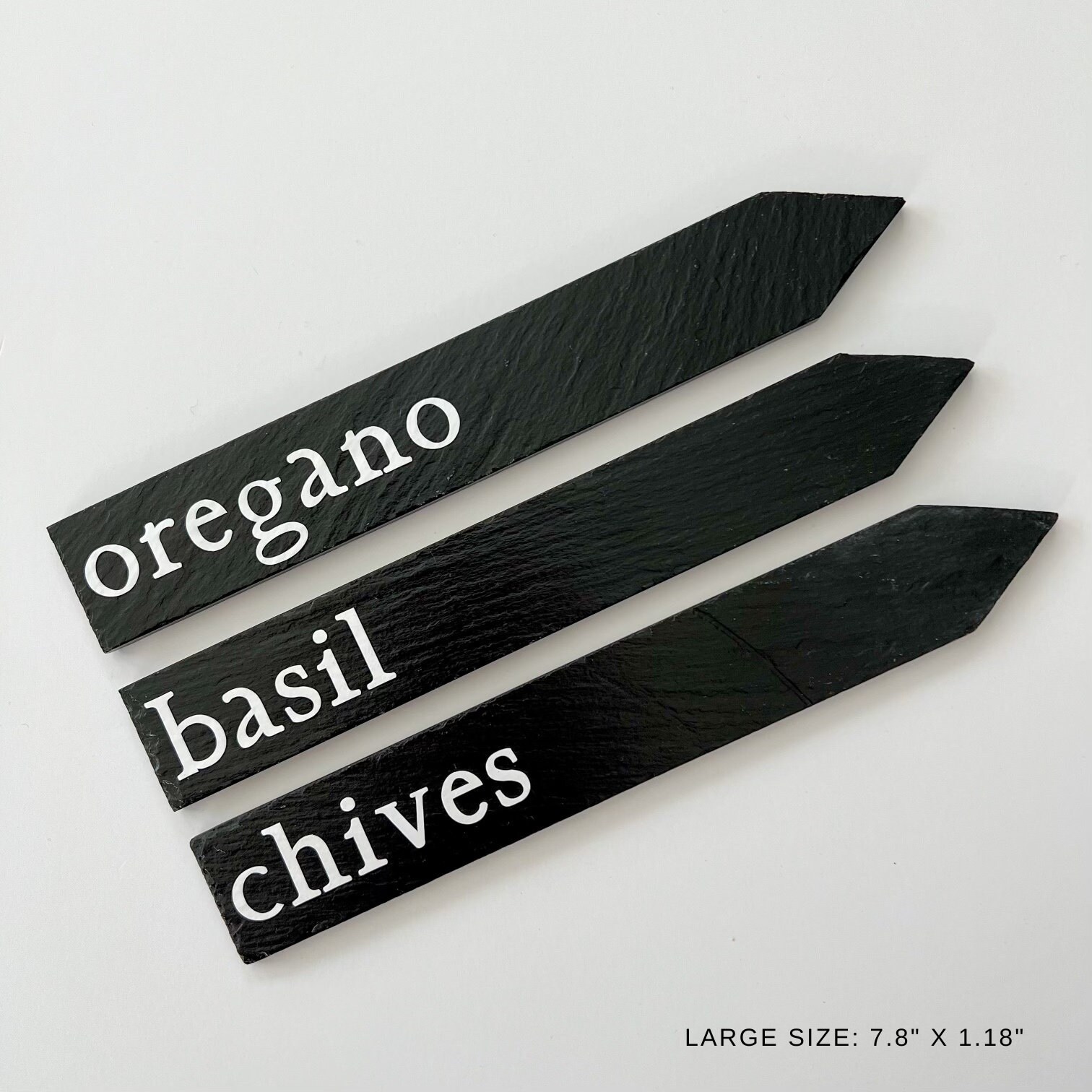 Veggie and Herb Slate Label, Garden Sign, Plant Identification Markers ...