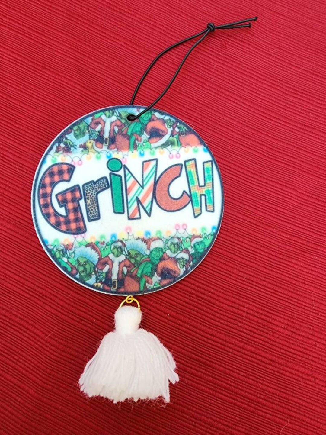 Grinch Air Freshener Stocking Stuffer - Etsy