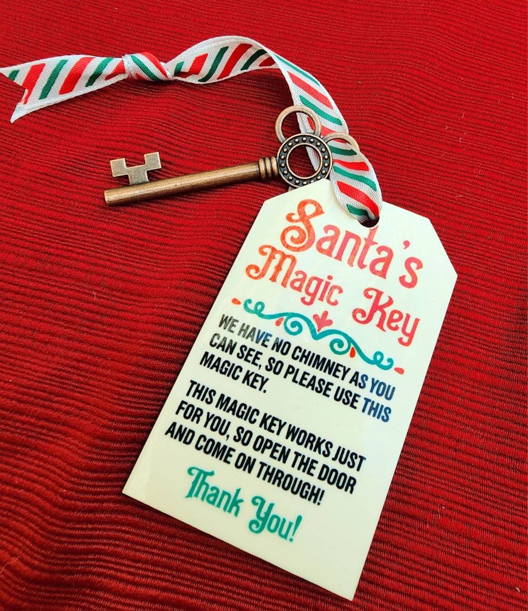 Santas Magic Key Stocking Stuffer Christmas Present - Etsy