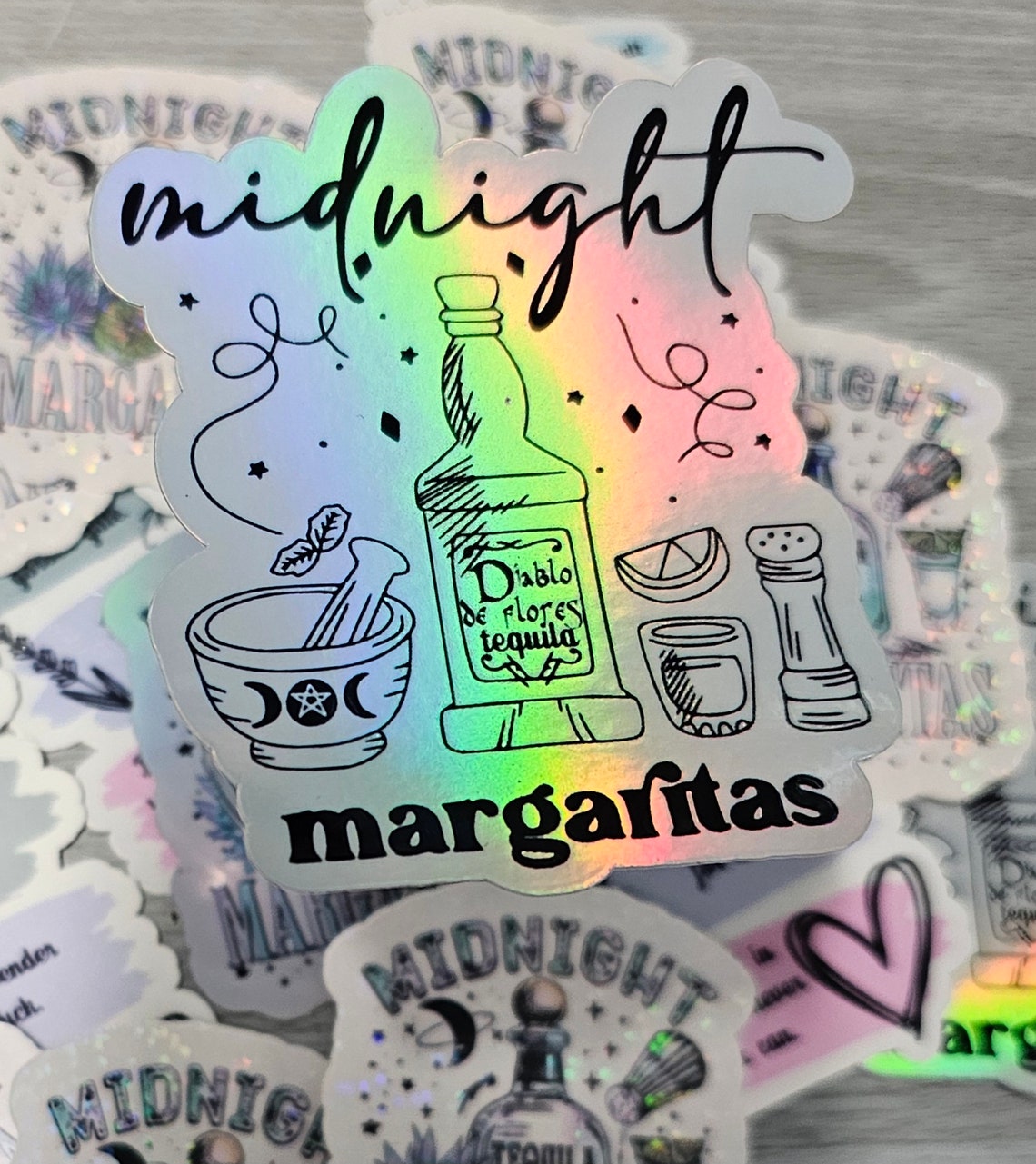 Practical Magic Midnight Margaritas Sticker Basic Witch Witchy - Etsy
