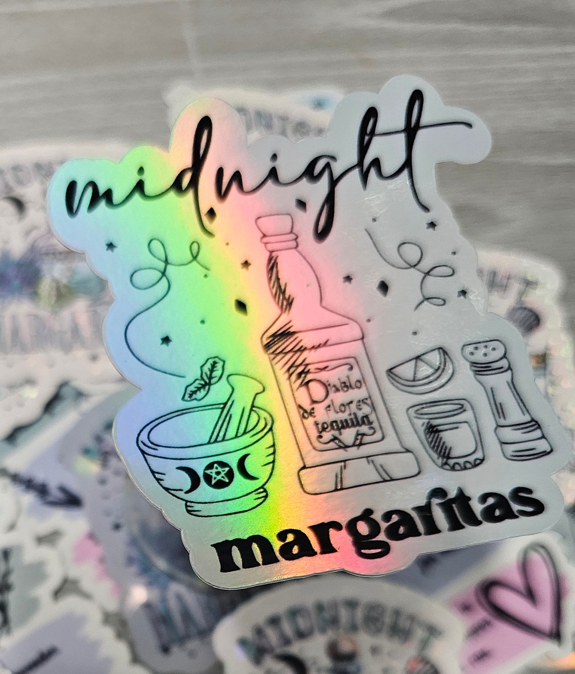 Practical Magic Midnight Margaritas Sticker Basic Witch Witchy - Etsy