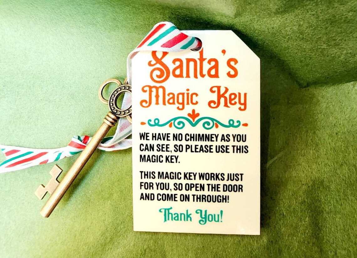 Santas Magic Key Stocking Stuffer Christmas Present - Etsy